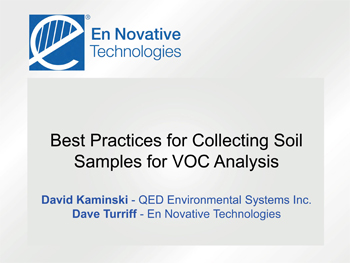Best Practices for Soil VOC Sampling Webinar Presentation – En Novative ...